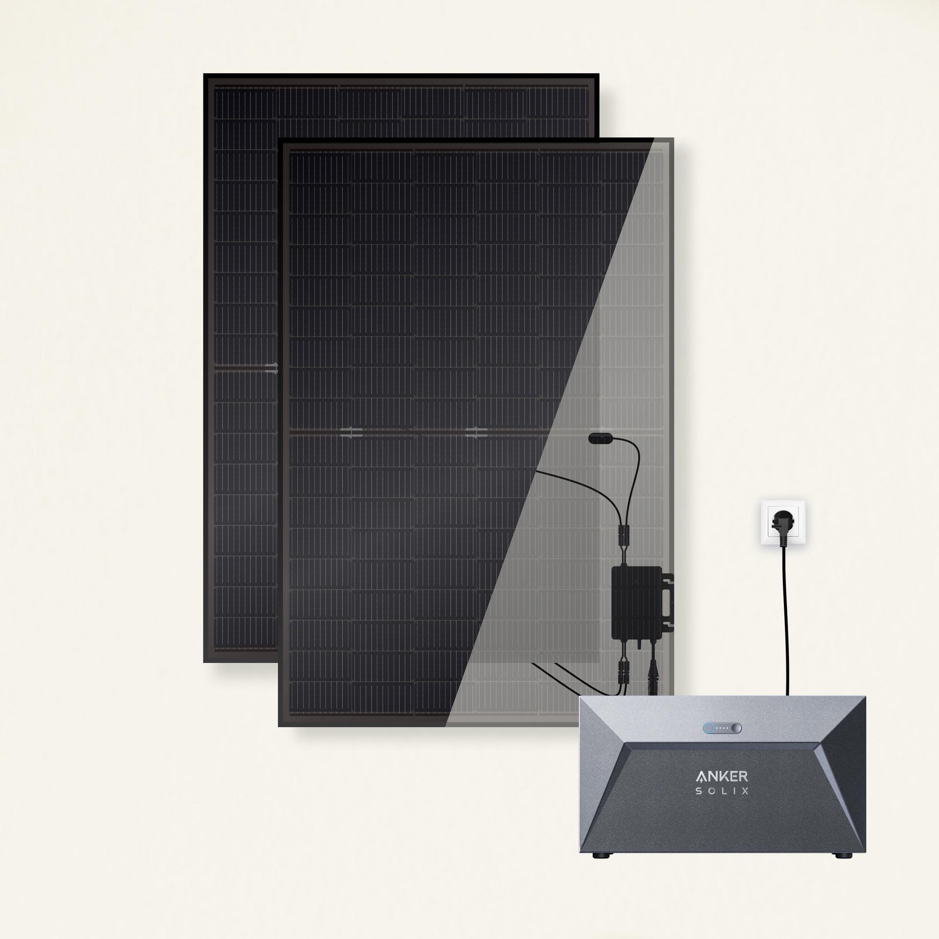 Balkonkraftwerk mit Speicher kaufen Bundles für jeden Montageort